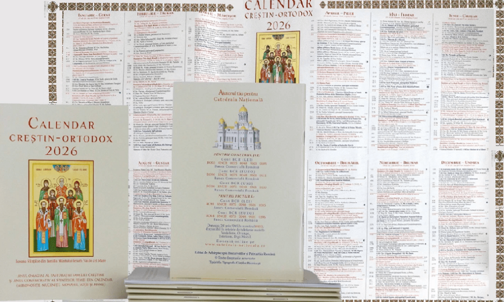 A apărut Calendarul creștin-ortodox pentru 2026- Anul familiei creștine ...
